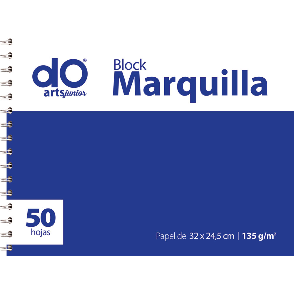 Block escolar Do Arts Jr marquilla con espiral 32x24cm 50 hojas