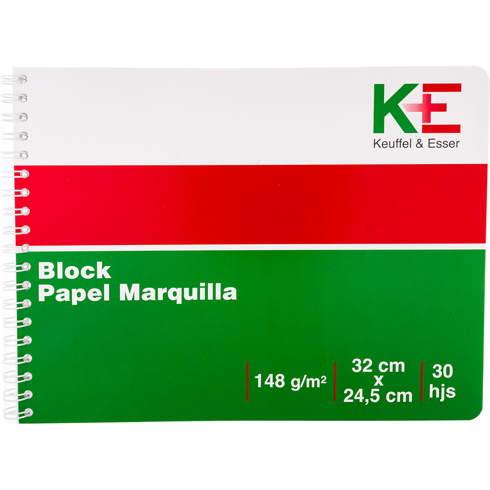 Block Escolar KE con Espiral de 30 Hojas | Papelería Lumen