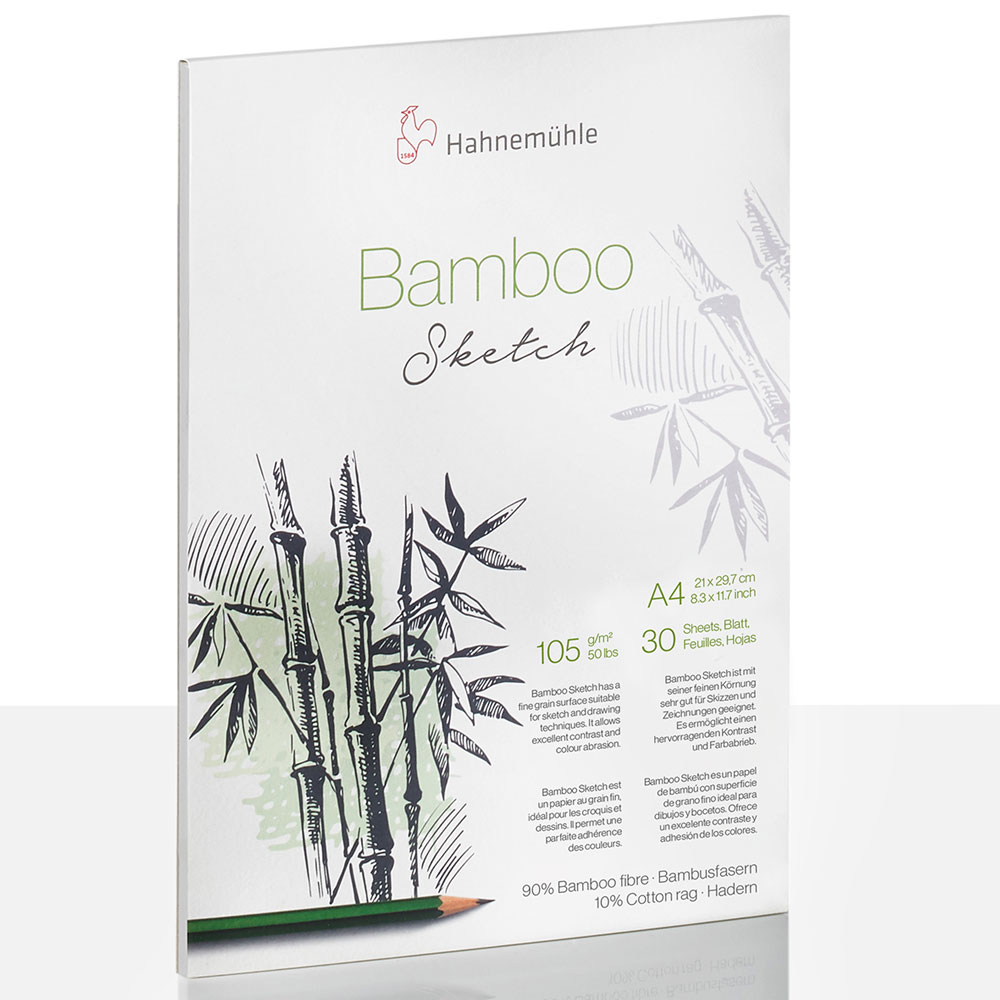 Block Mixed Media Bamboo Con 30 Hojas 105Gr 21X29.7Cm | Lumen