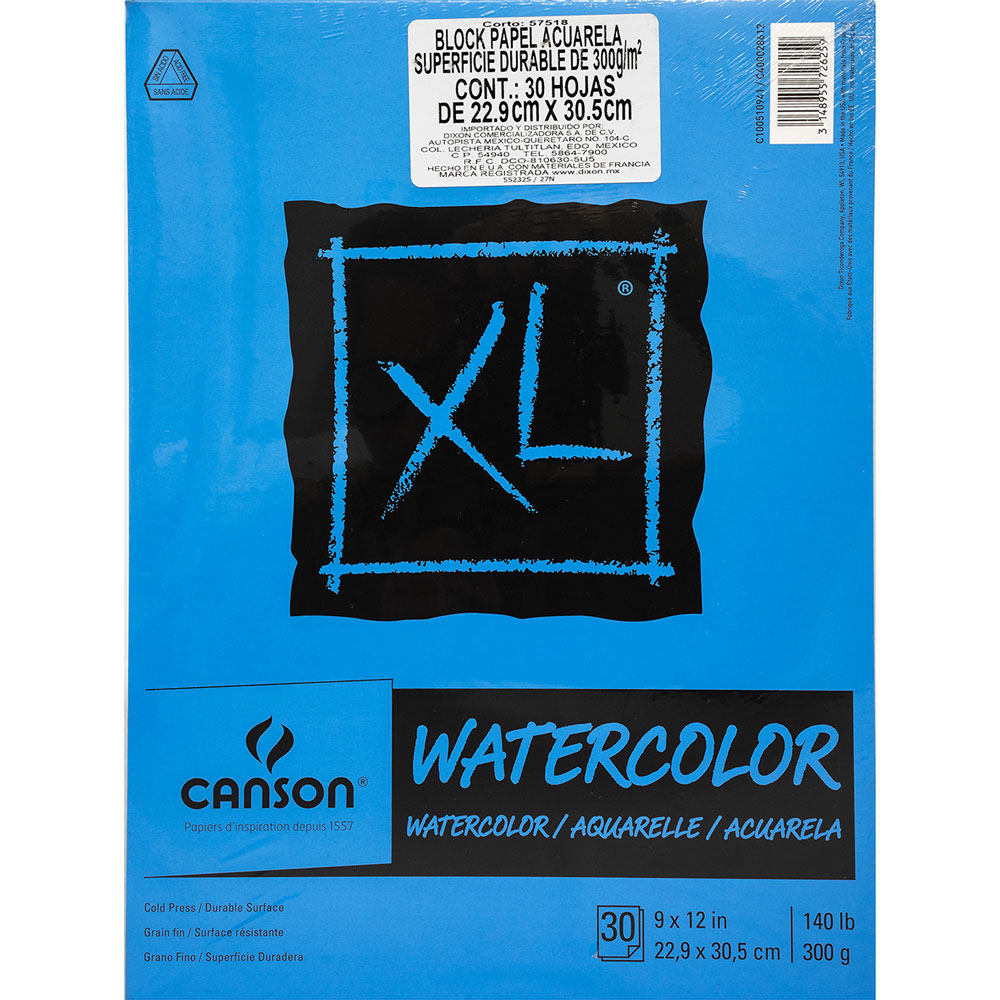 Block para acuarela Canson Xl Watercolor | Lumen