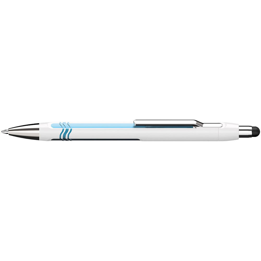 Boligrafo Fino Schneider Epsilon Touch Blanco-Azul | Lumen