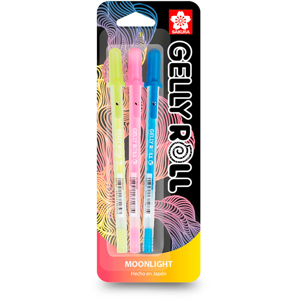 Boligrafo Gel Gelly Roll 1Mm Moonligt Bl Con 3 Surtido | Lumen