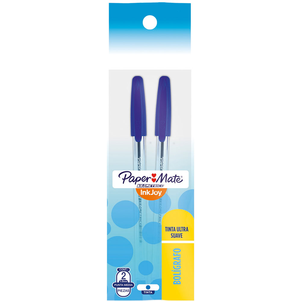 Boligrafo Kilometrico 100 Con 2 Piezas Azul | Lumen