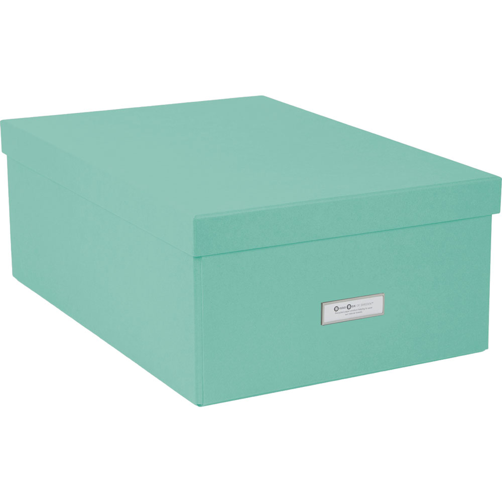 Caja Multiusos de Cartón Bbox Menta | Papelería Lumen