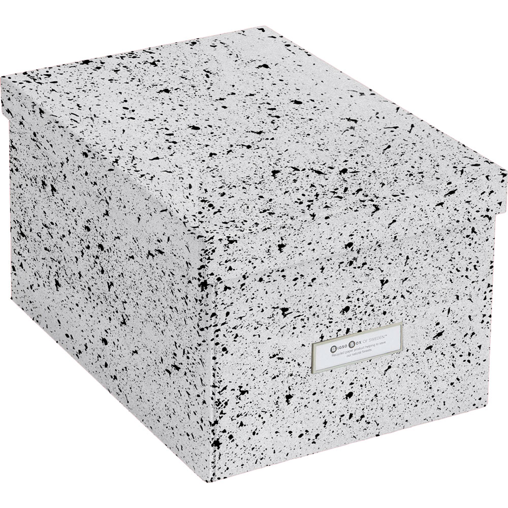 Caja Multiusos de Cartón Bbox Negra 22.5X29.5X15CM | Papelería Lumen