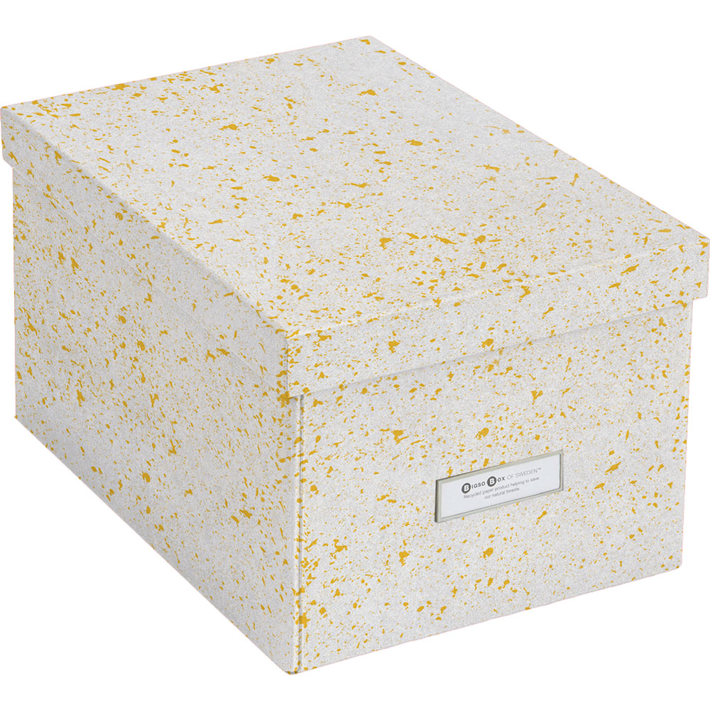 Caja Multiusos de Cartón Bbox Oro 22.5X29.5X15CM | Papelería Lumen
