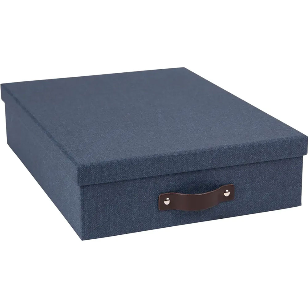 Caja Multiusos Cartón Azul | Papelería Lumen