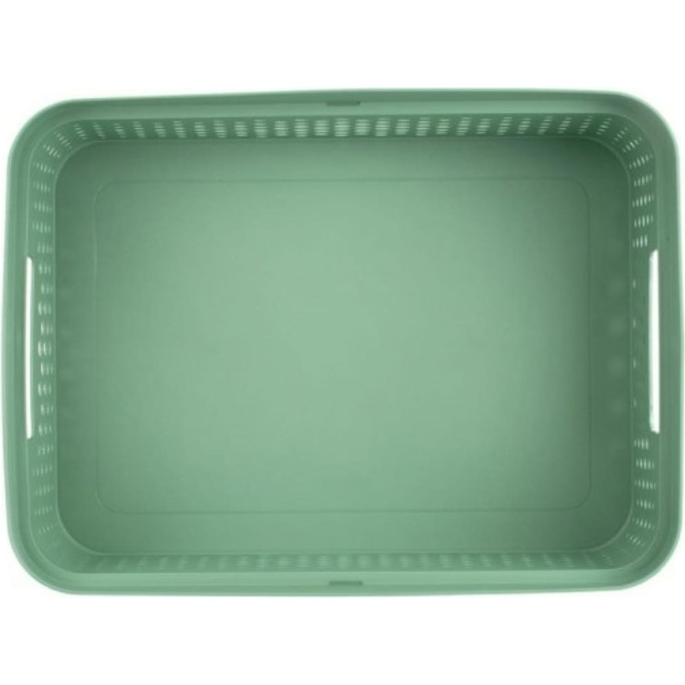 Canastilla Curver Dot Verde Recy 11L | Papelería Lumen