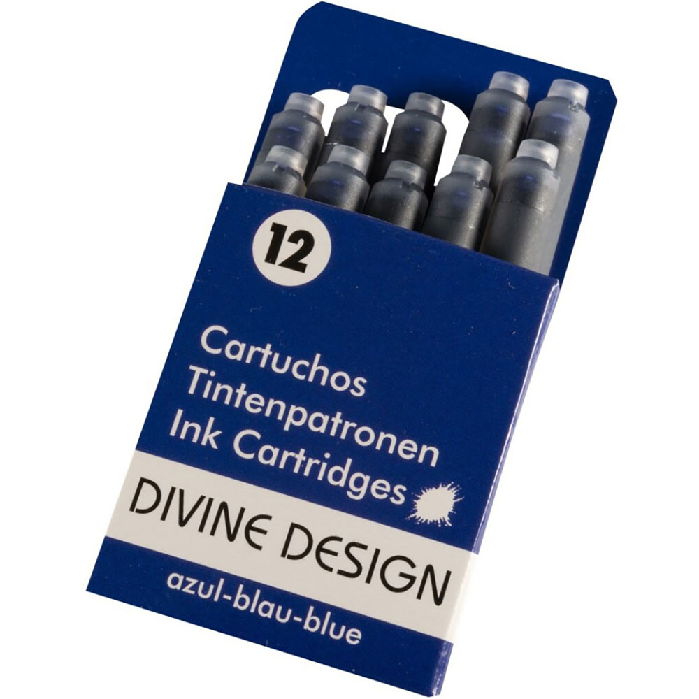 Cartucho de Tinta para Pluma ZYX DDTP Azul con 12 Piezas | Lumen