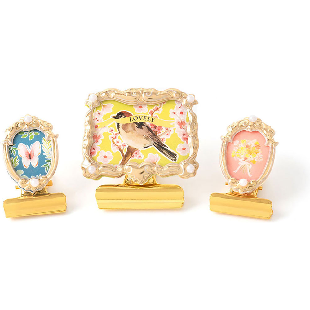 Clip Scrap American Craft Kco Metal Con 3 piezas | Papelería Lumen