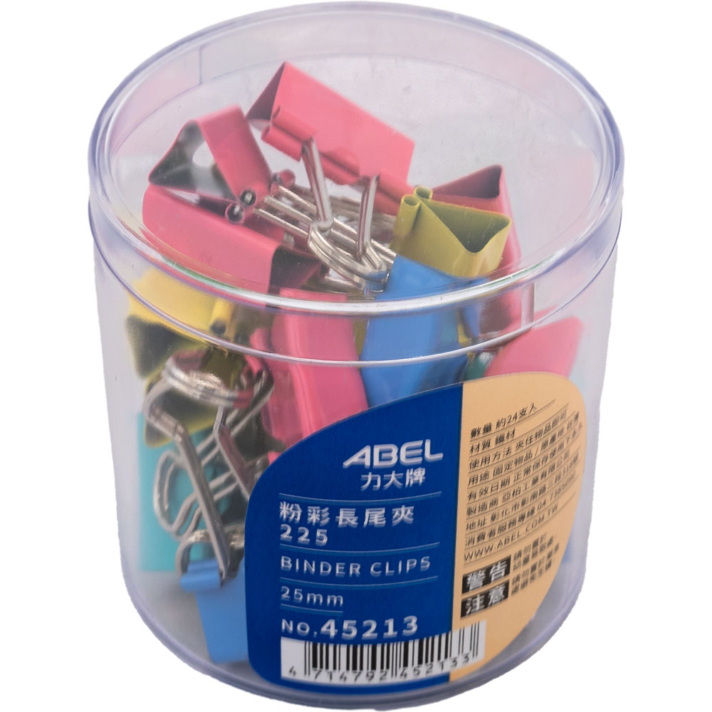 Clips Abel 45213 25mm con 24 piezas | Lumen