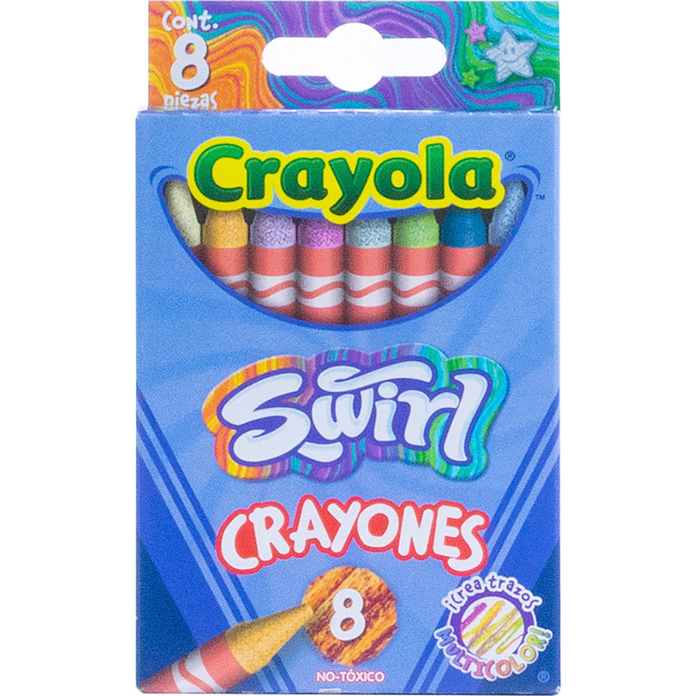 Crayones Crayola Swirl 8 piezas | Papelería Lumen