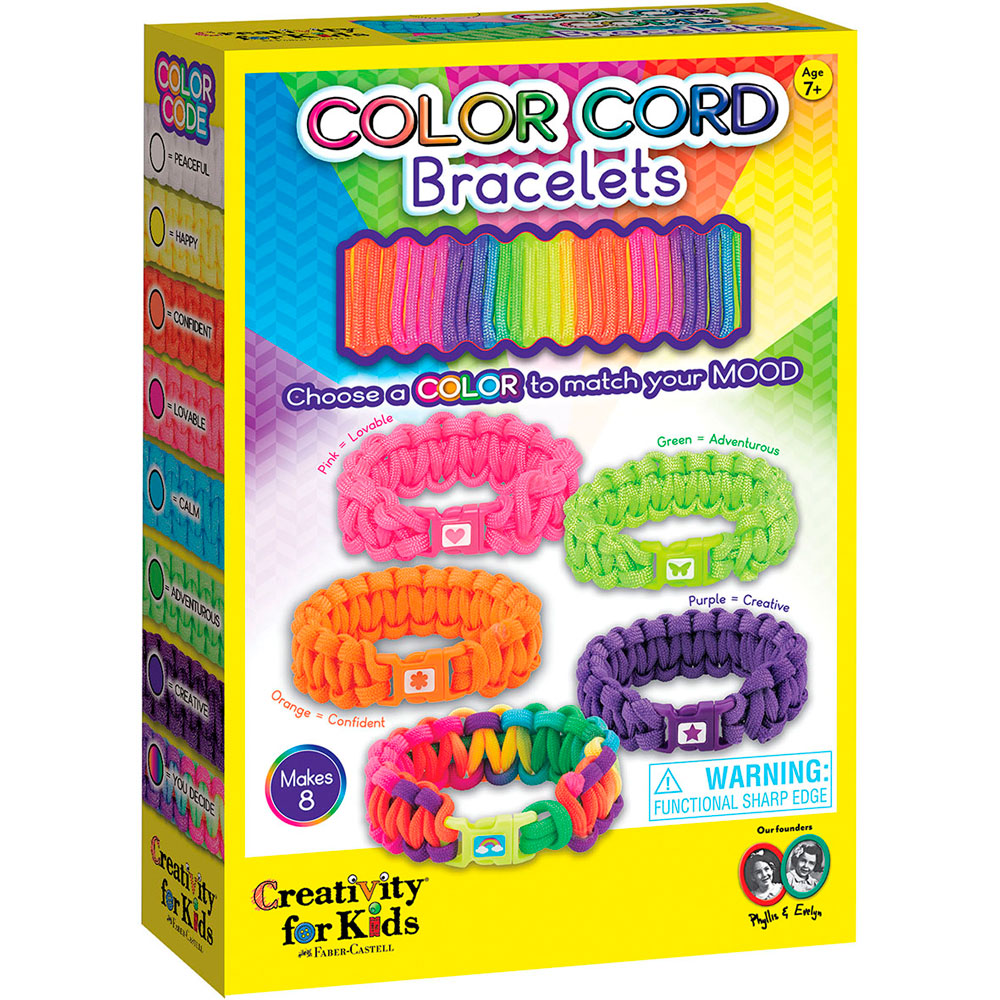 Creativity For Kids 1197 Pulseras Cuerdas De Colores | Lumen