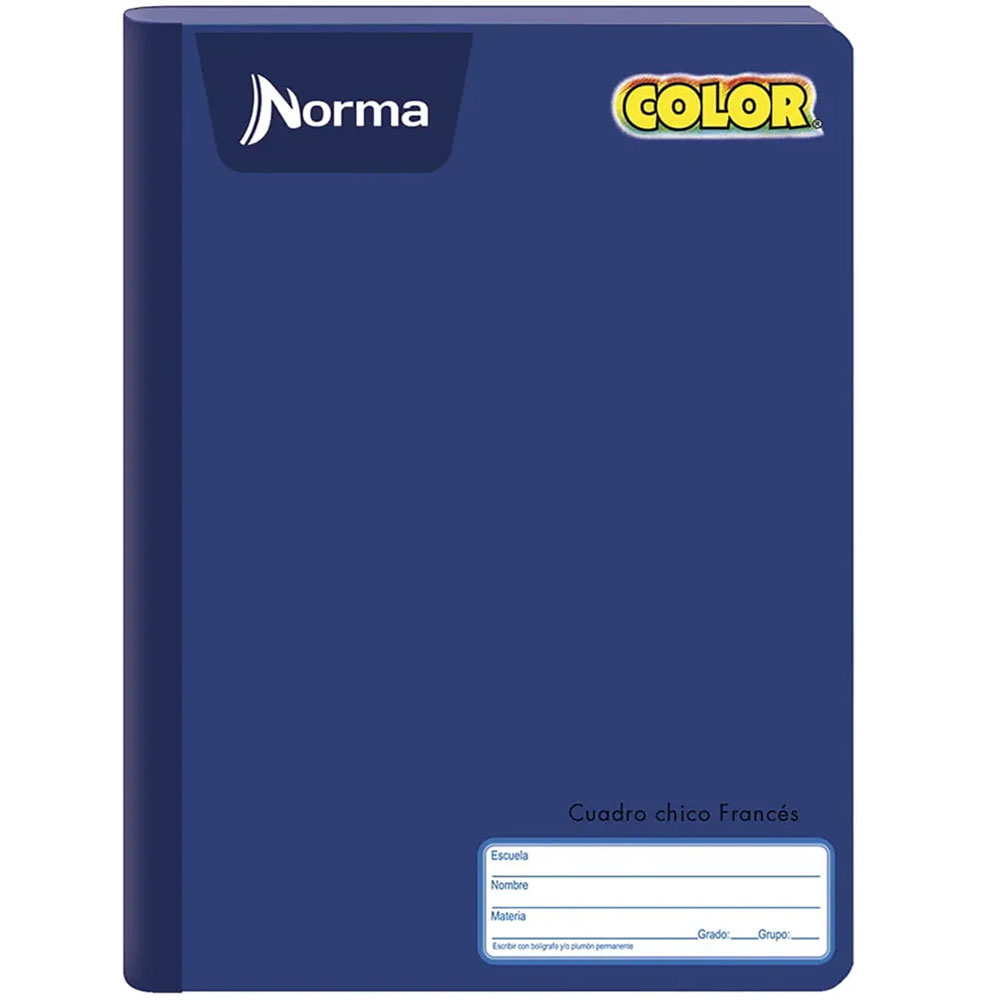 Cuaderno Cosido Forma Francesa Cuadro Chico Norma Color 360 100 Hojas