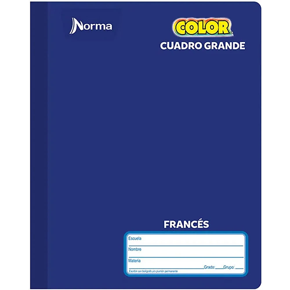 Cuaderno Cosido Forma Francesa Cuadro Grande Norma Color 360 100 Hojas