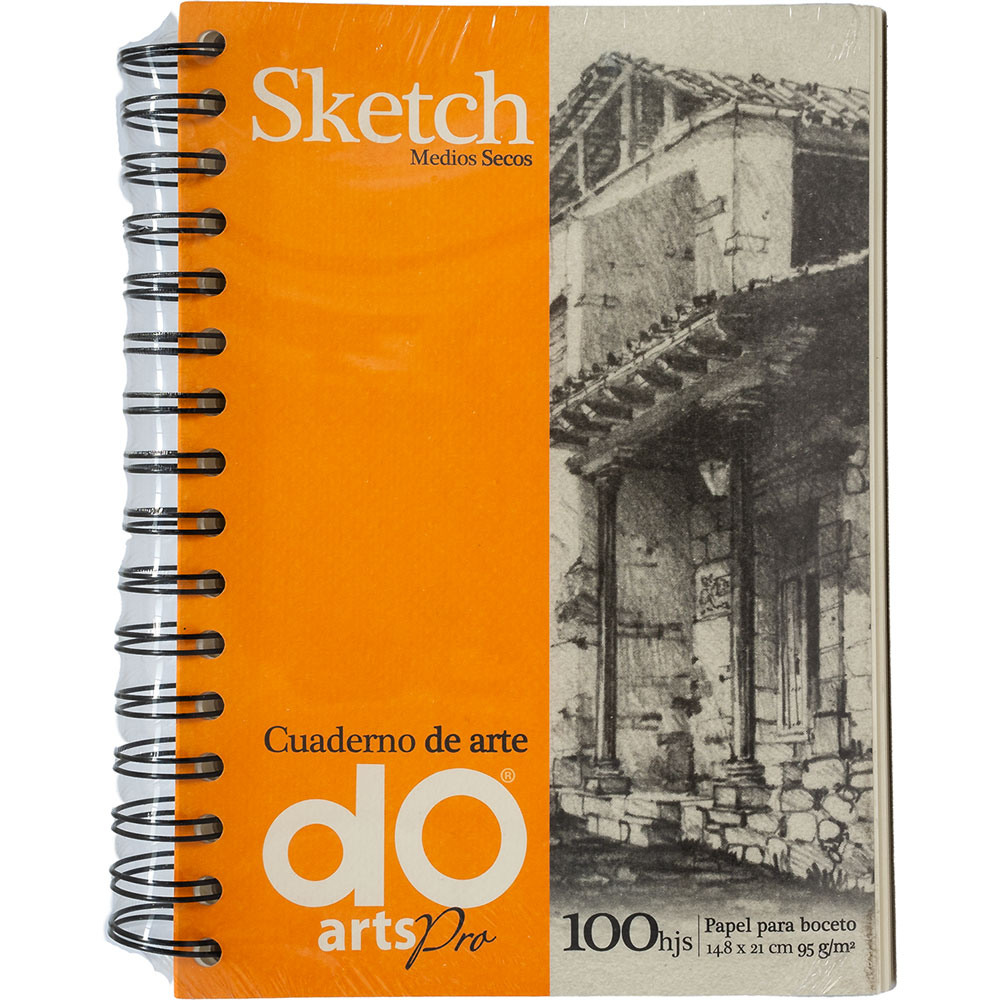 Cuaderno De Arte Doarts Pro Sketch 95G 14.8X21 Cm 100 Hojas | Papelería ...