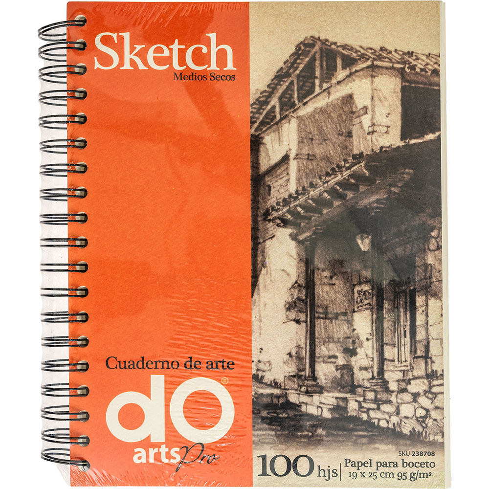 Cuaderno De Arte Doarts Pro Sketch 95G 19X25 Cm 100 Hojas | Papelería lumen