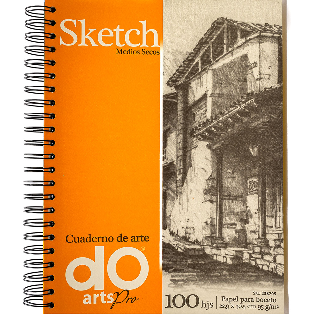Cuaderno De Arte Doarts Pro Sketch 95G 22.9X30.5 Cm 100 Hojas | Lumen