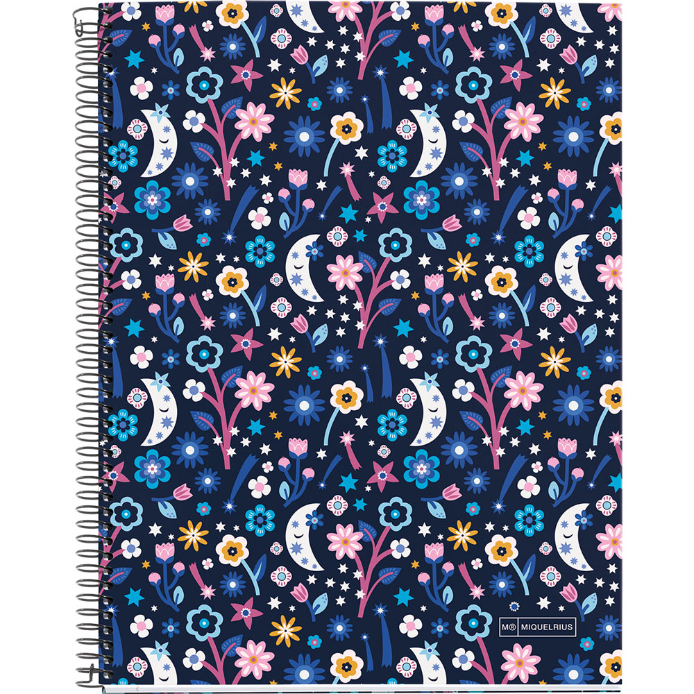 Cuaderno Miquelrius Night Garden DB Raya 140 hojas| Papelería Lumen