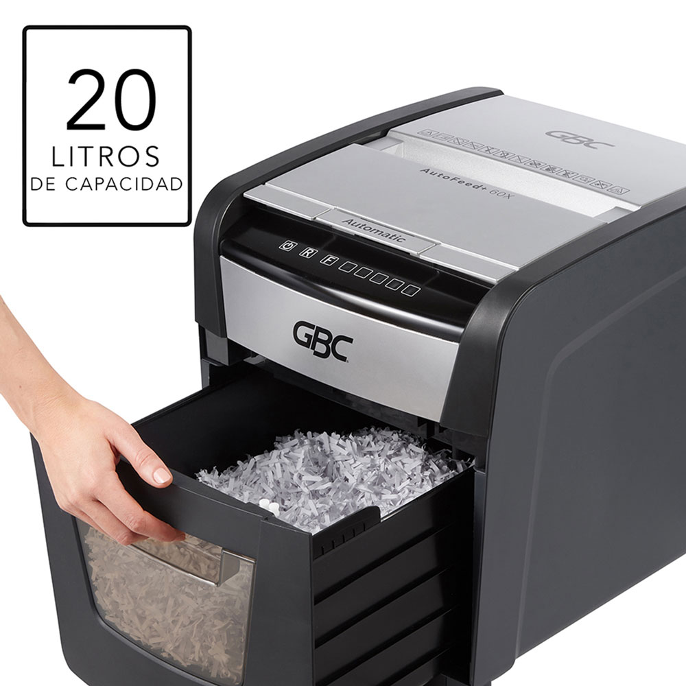 Destructora Gbc 60X Corte Cruzado Automatica | Papelería Lumen