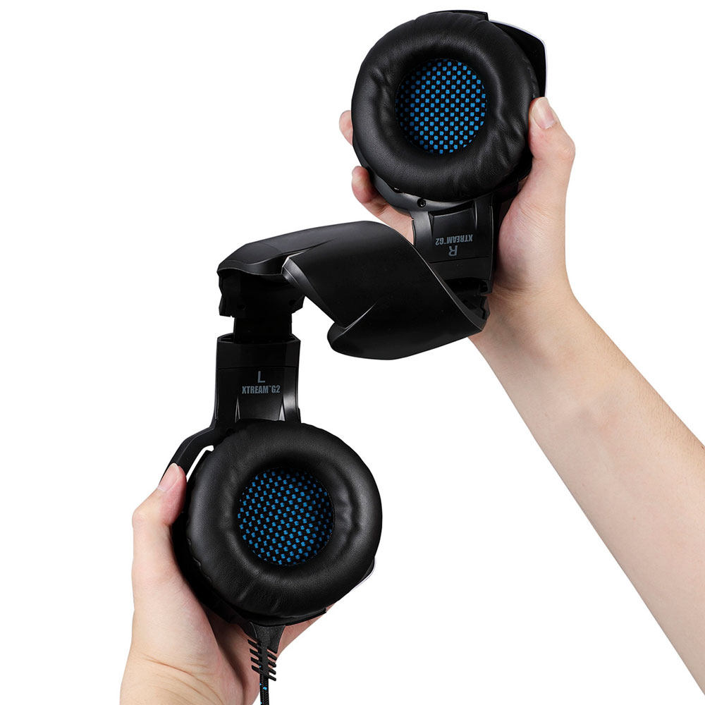 DIADEMA GAMER ADESSO RGB ESTEREO USB GAM C/MIC NEGRO | Papelería Lumen