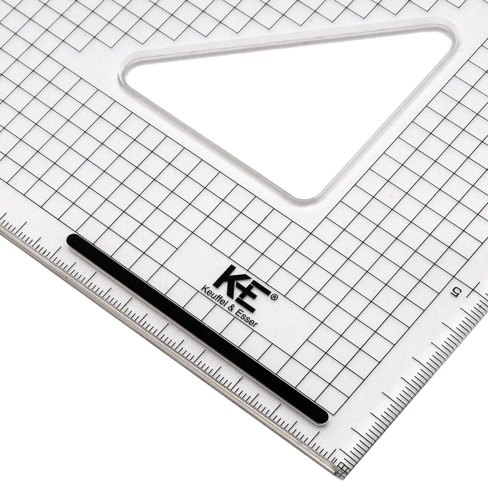 Escuadra K+E Profesional 45 Con Graduacion Con Bisel 30Cm | Lumen