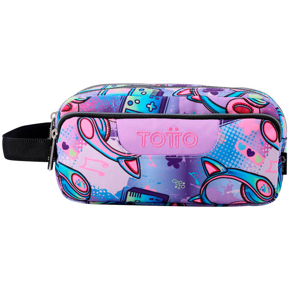 Estuche Escolar Totto Agapec 4Qh Triple Morado | Lumen