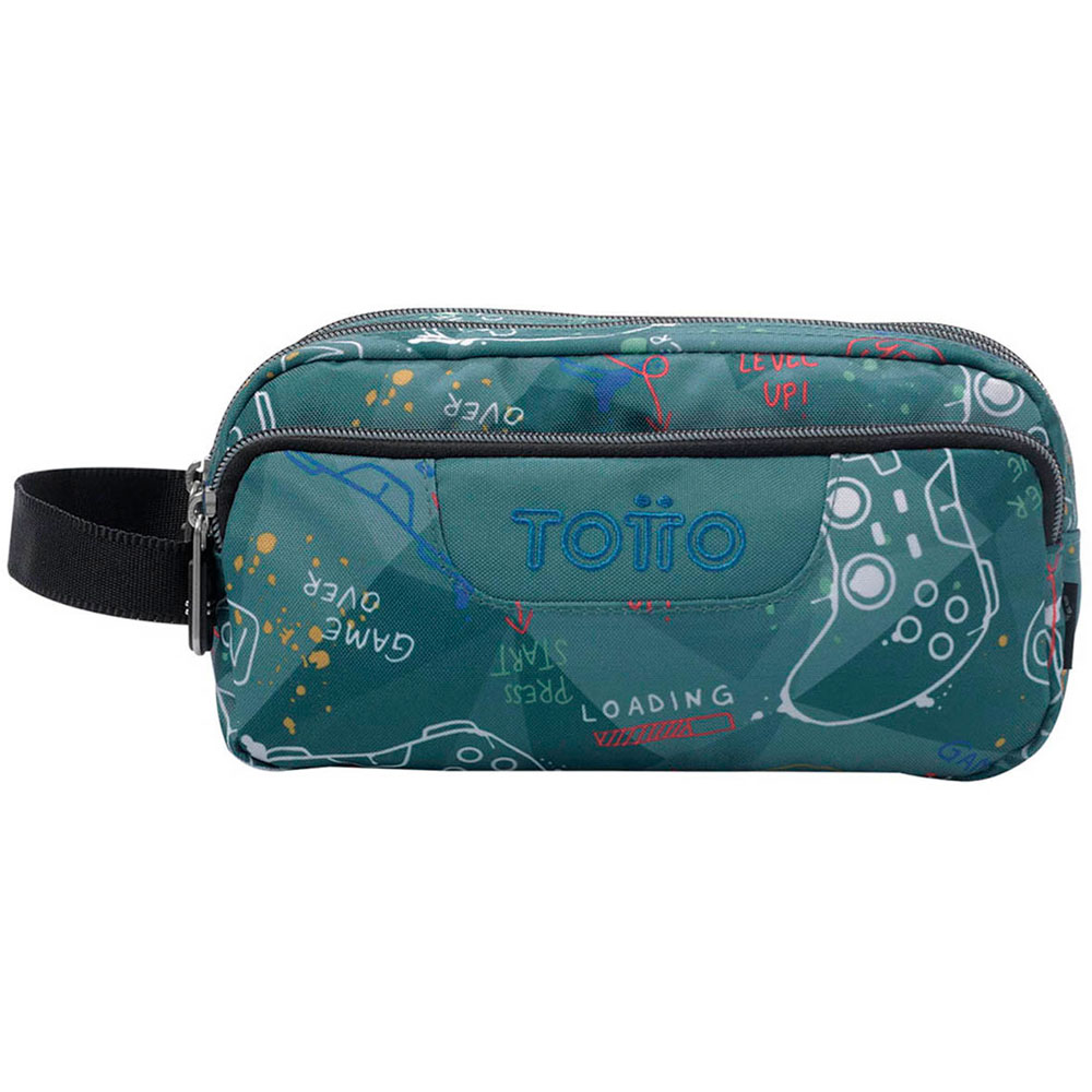 Estuche Escolar Totto Agapec 5Dr Triple Gris Claro | Lumen