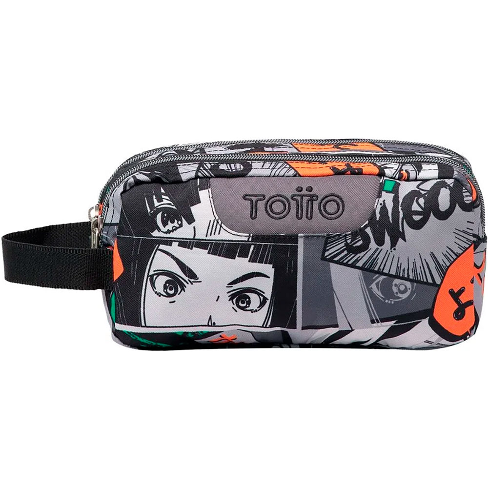 Estuche escolar triple Totto Escuadra 4YN multicolor | Papelería Lumen