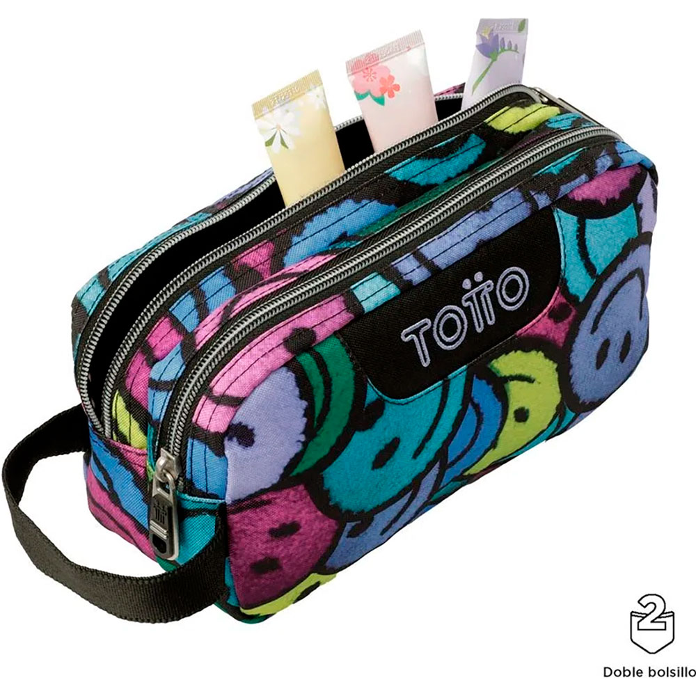 Estuche escolar triple Totto Escuadra 6JR multicolor