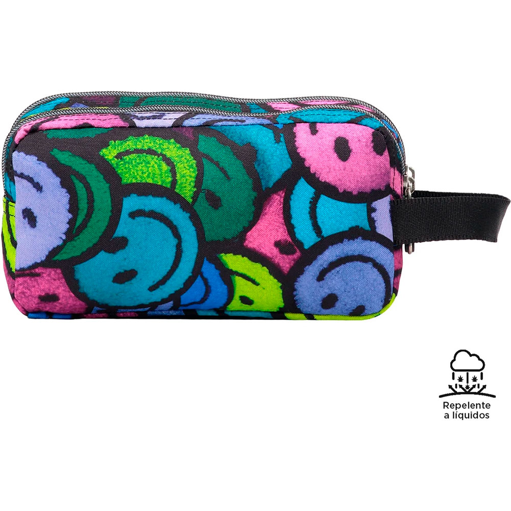 Estuche escolar triple Totto Escuadra 6JR multicolor