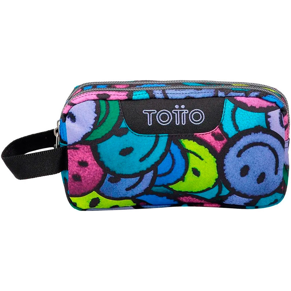 Estuche escolar triple Totto Escuadra 6JR multicolor | Papelería Lumen