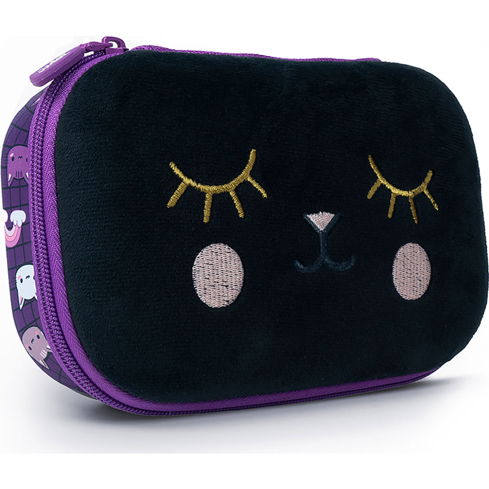 Estuche escolar Zipit Fur Cat Negro