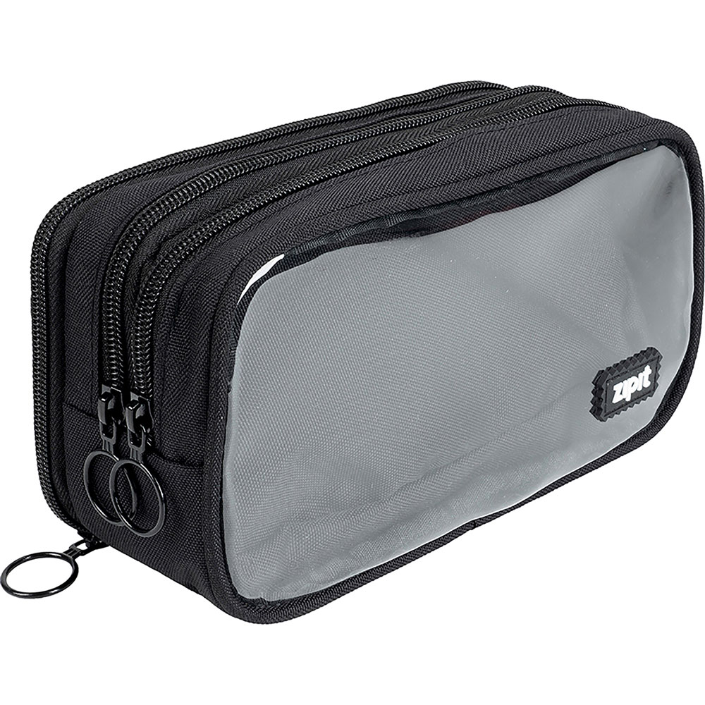 Estuche Escolar Zipit Triple Gamer Negro | Lumen