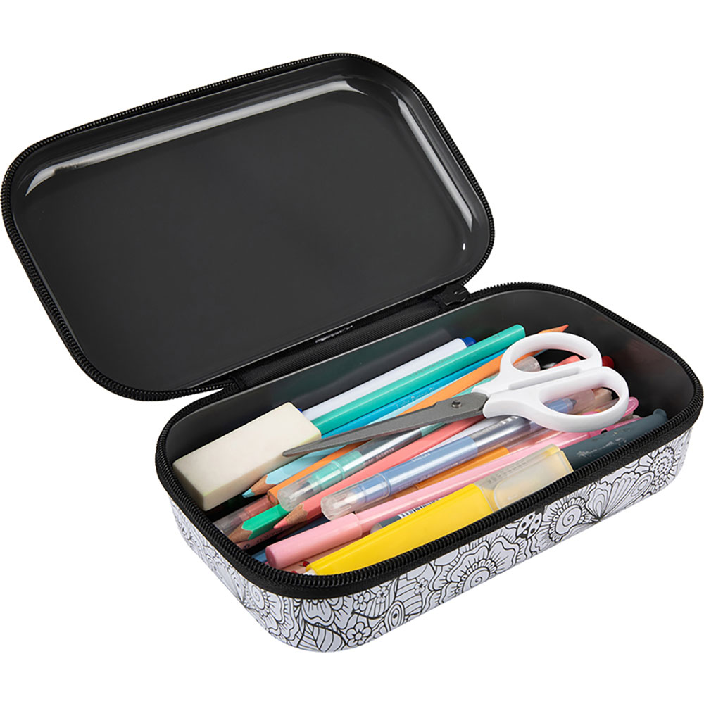 Estuche Escolar Zipit Zip&Lock Metálica Love