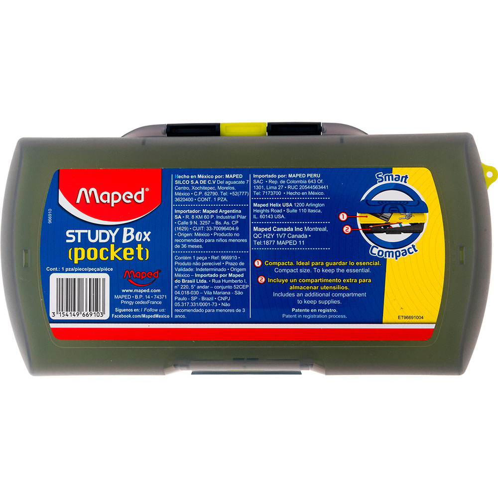 ESTUCHE MAPED 966910 POCKET BOX | Maped | Escolar | Estuches y ...