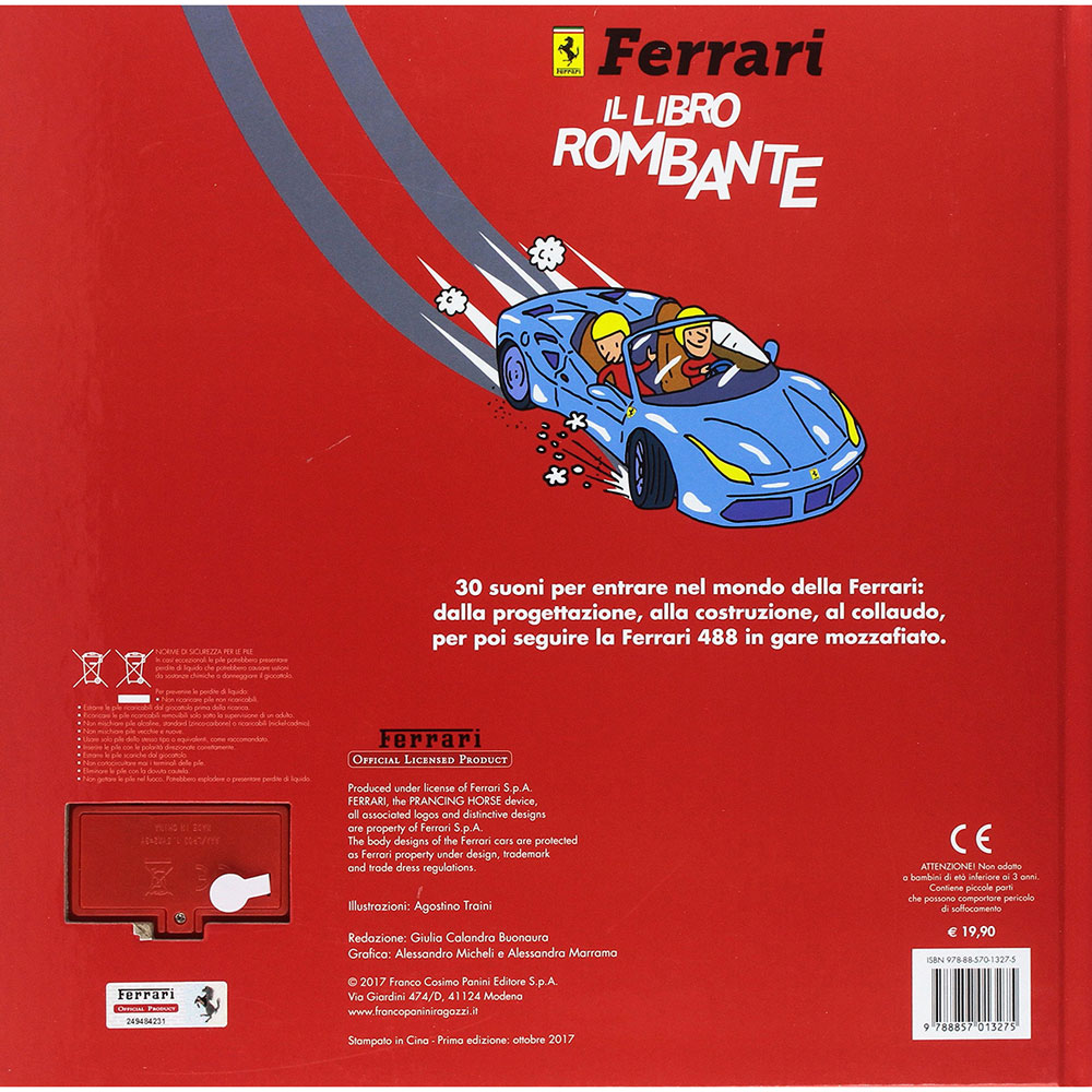 Libro Infantil Ferrari Roaring Books | Lumen