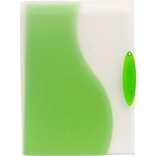 Folder Broche Polidex tamaño carta Clip Plastico verde
