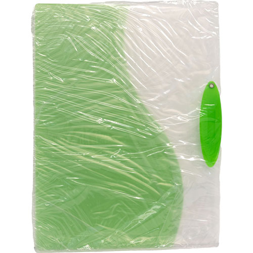 Folder Broche Polidex tamaño carta Clip Plastico verde