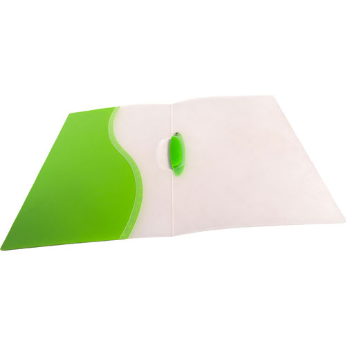Folder Broche Polidex tamaño carta Clip Plastico verde