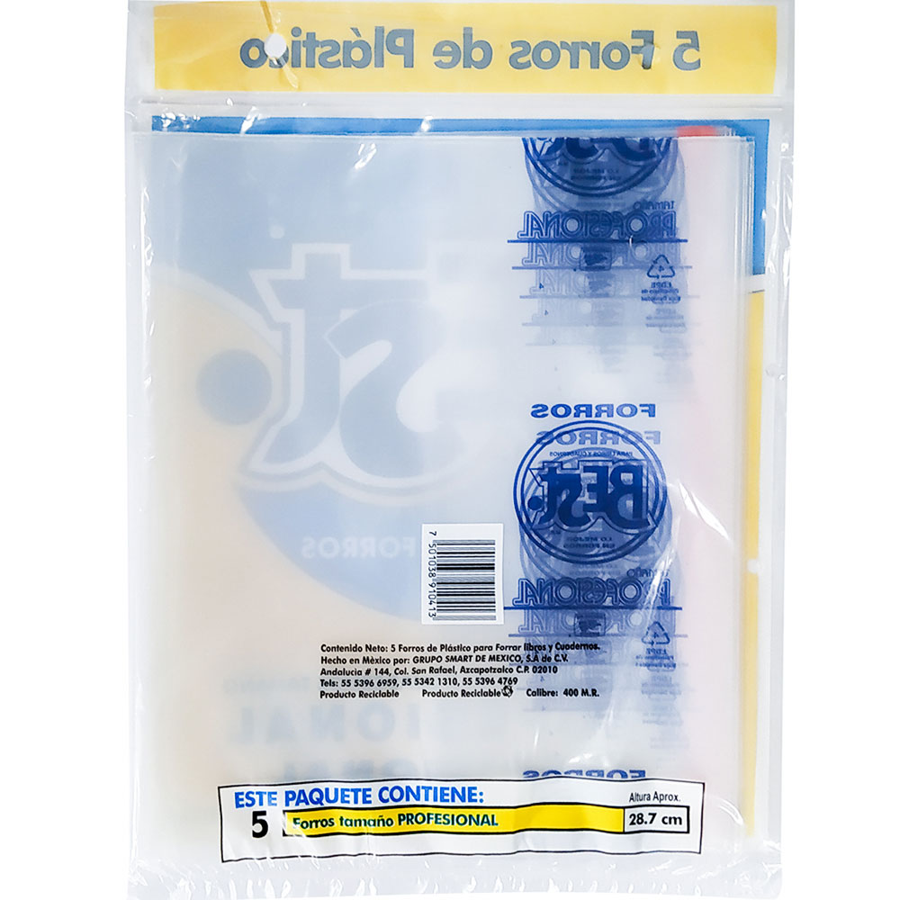 Forro de plástico transparente Best profesional | Lumen
