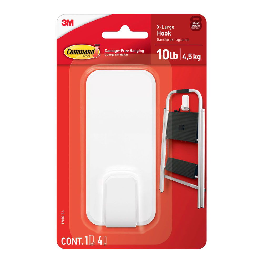 GANCHO SCOTCH COMMAND 17010-ES BLANCO| Papelería Lumen