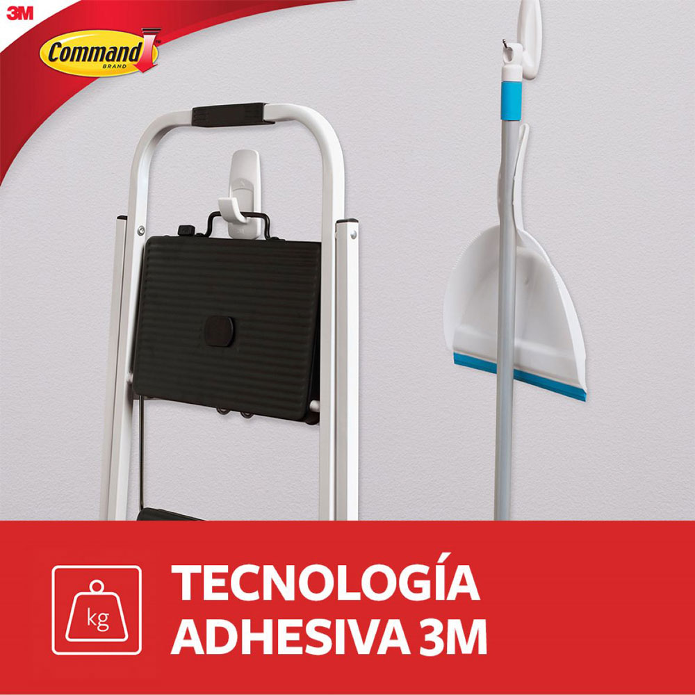 GANCHO SCOTCH COMMAND 17011-ES BLANCO| Papelería Lumen