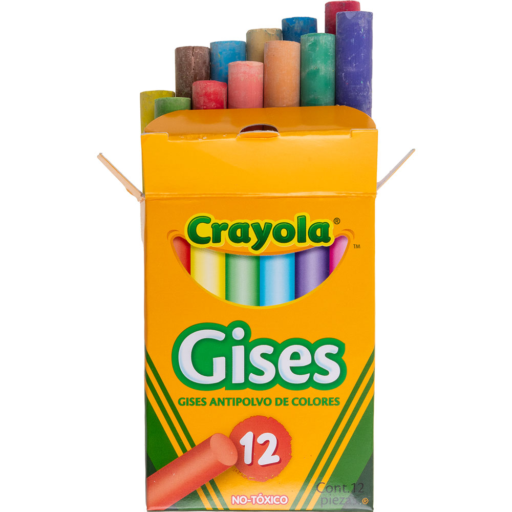 Gises De Colores Crayola Con 12 Piezas | Lumen
