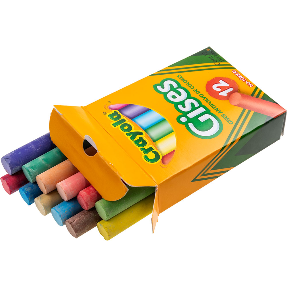 Gises De Colores Crayola Con 12 Piezas | Lumen