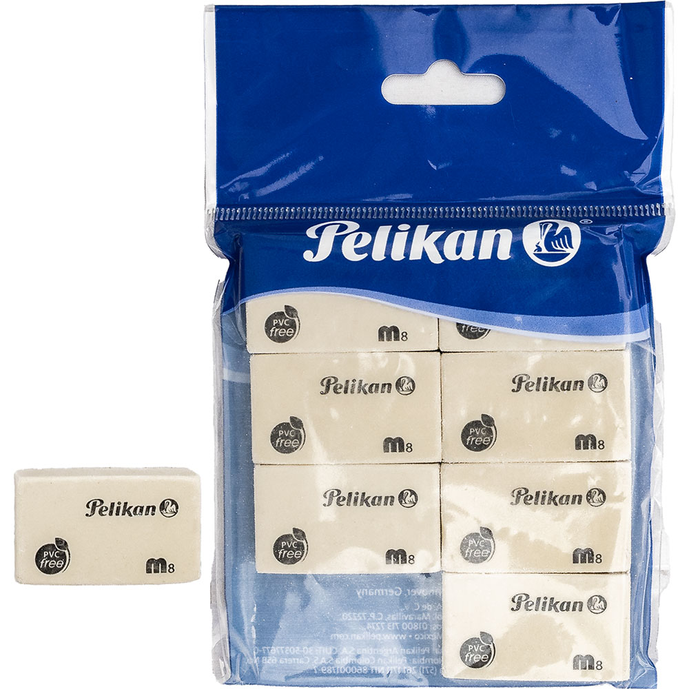 GOMAS PELIKAN M8 BLÍSTER CON 8 | Pelikan | Arte y diseño | Borradores ...
