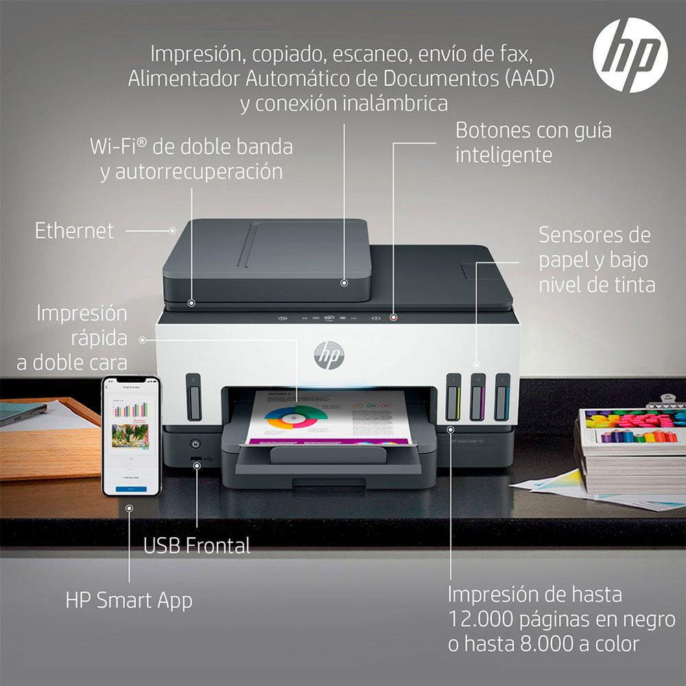 Multifuncional Inkjet Hp St 790 Usb/Wifi Pc/Mac | Papelería Lumen