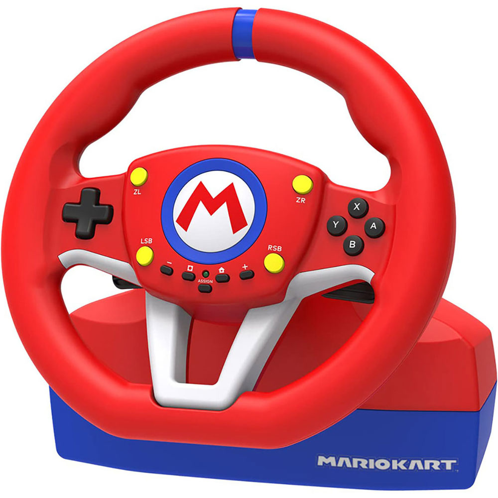 Mini Volante Y Pedales Hori Pro Mini Mario Kart Rojo | Papelería Lumen