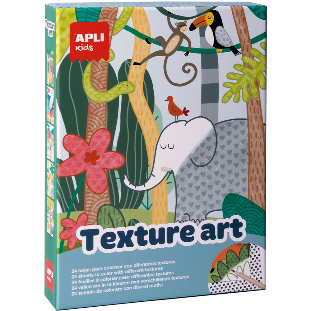 Juego para Pintar con Texturas Apli Kids para Niños | Papelería Lumen