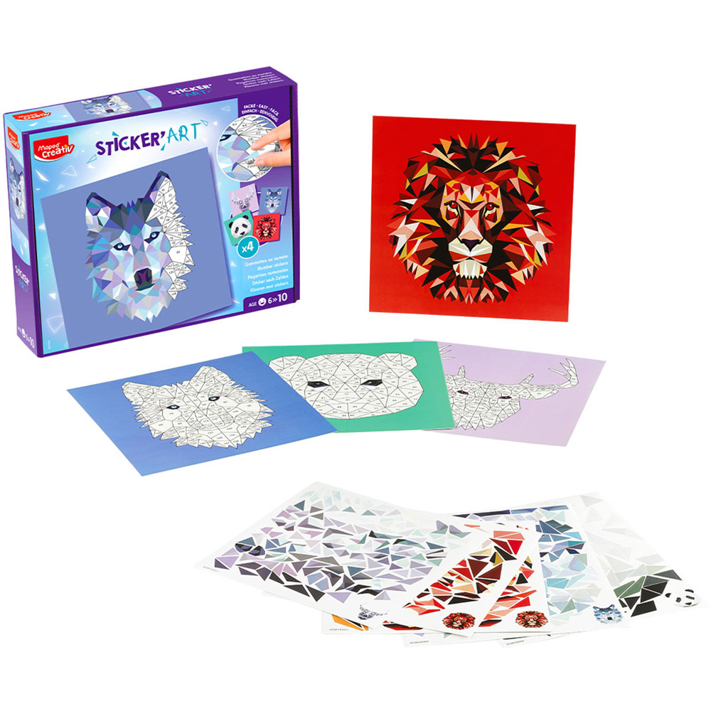 JUEGO DIDÁCTICO MAPED 907055 CREATIVO STICKER ART